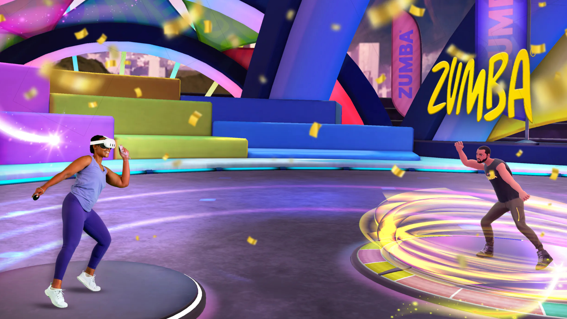 VR fitness app FitXR introduces Zumba classes and Mixed Reality