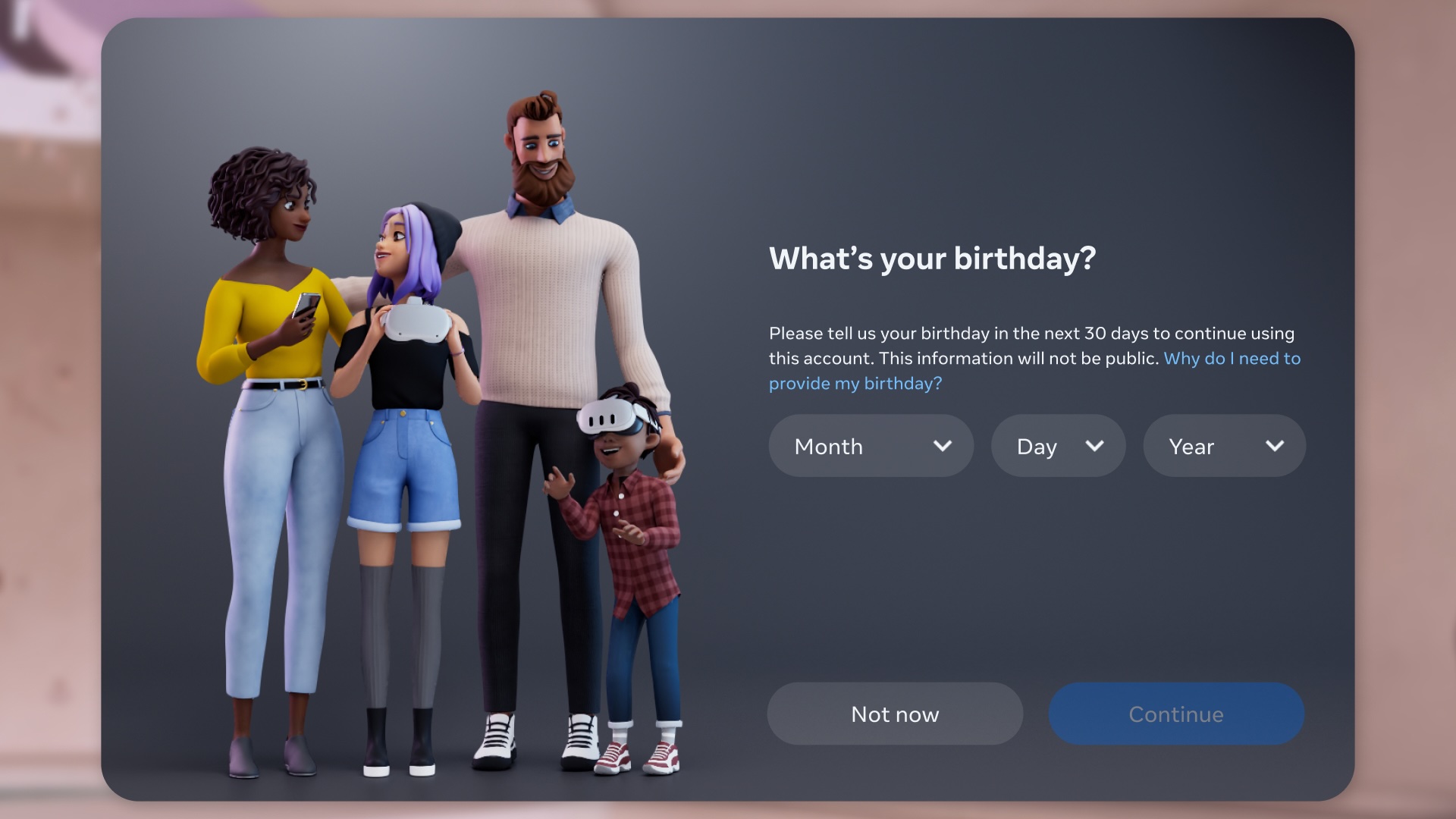 Meta Quest gets age-appropriate Meta accounts