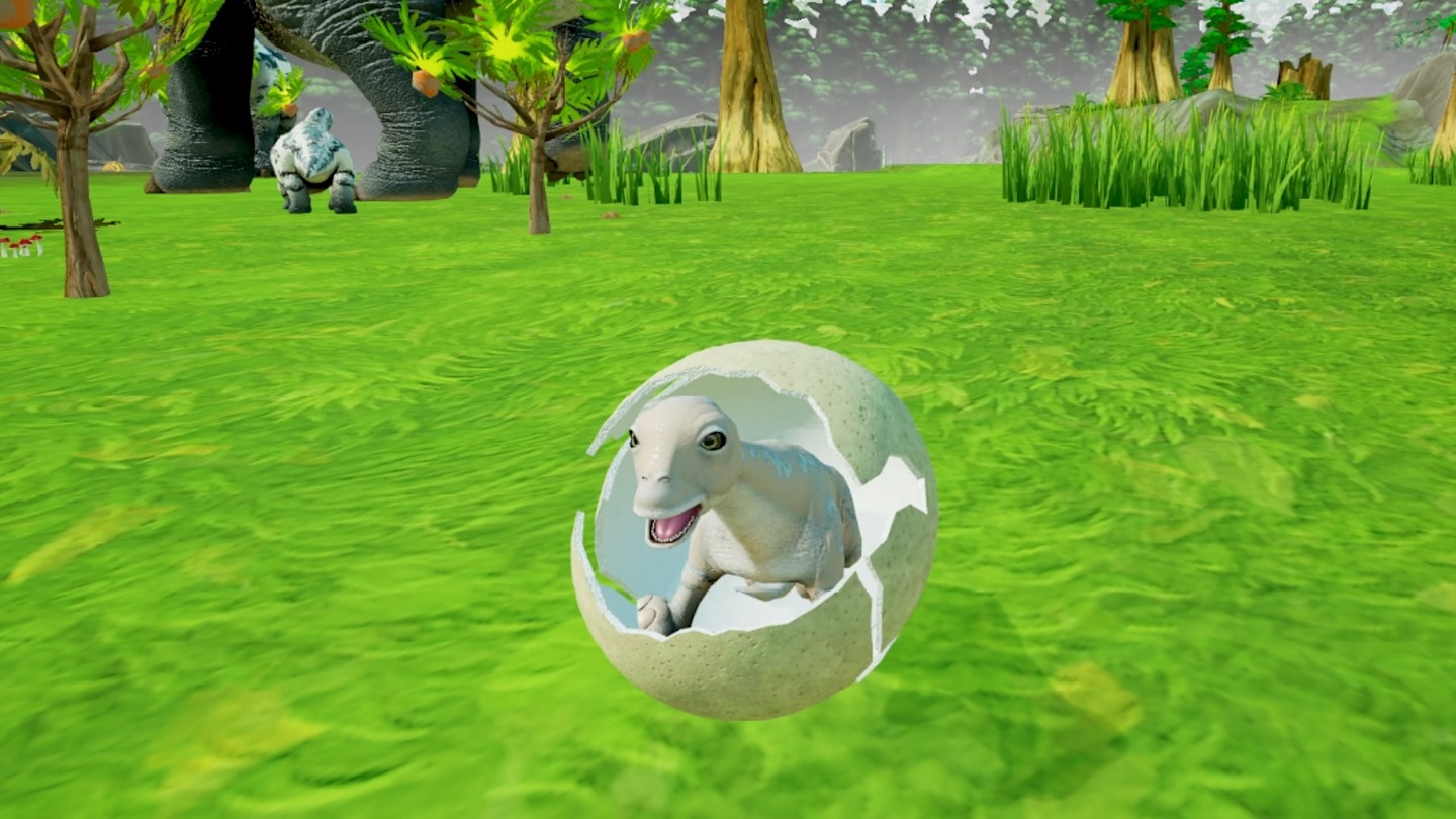 Dino Hab allows you to raise dinosaurs on Meta Quest