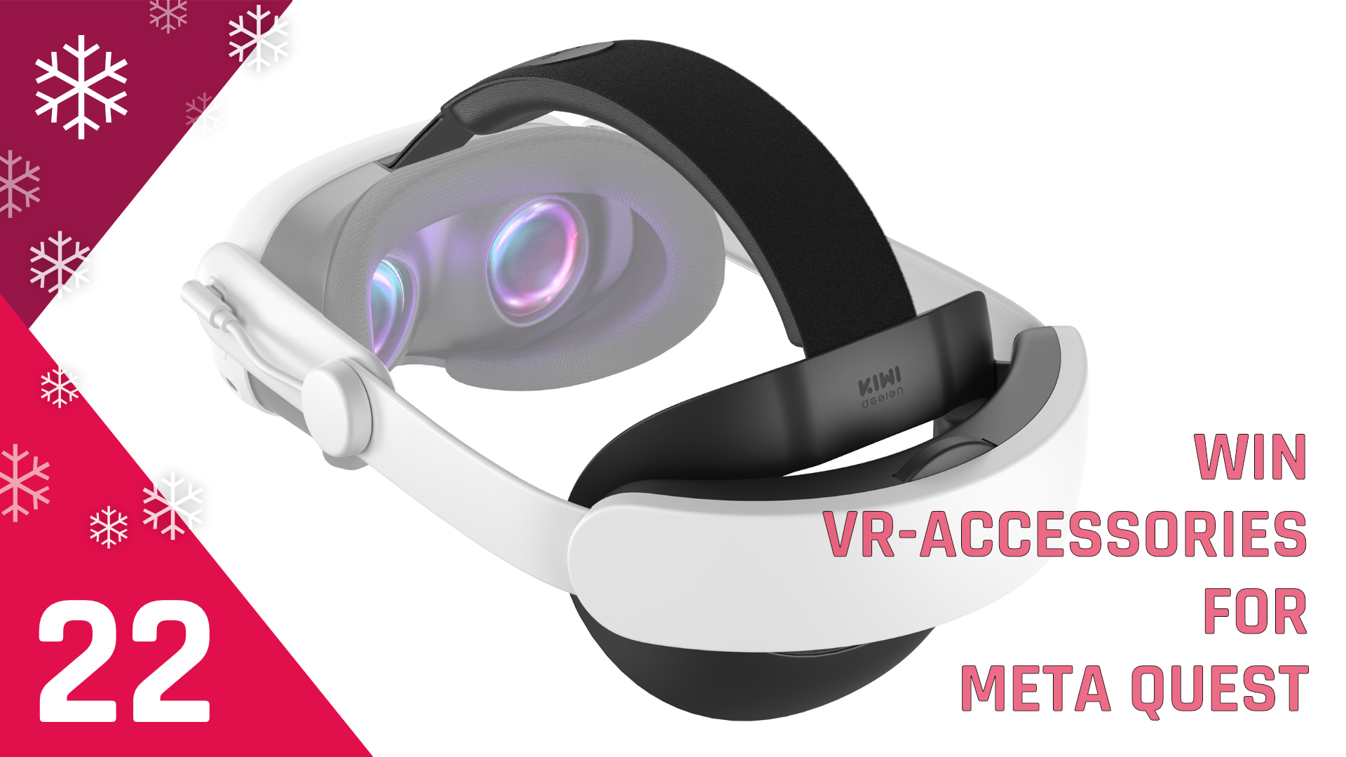 Elevate your Meta Quest 3(S) experience with KIWI Design's Comfort Strap in the MIXED Advent ...