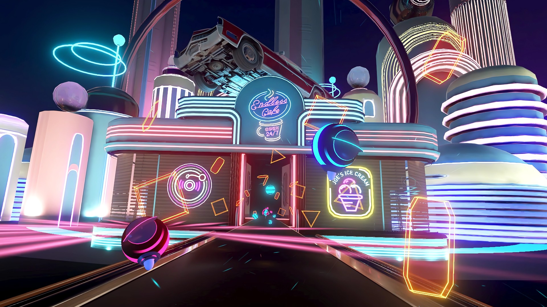 VR hit Synth Riders once again sends you into the colorful world of the 80s